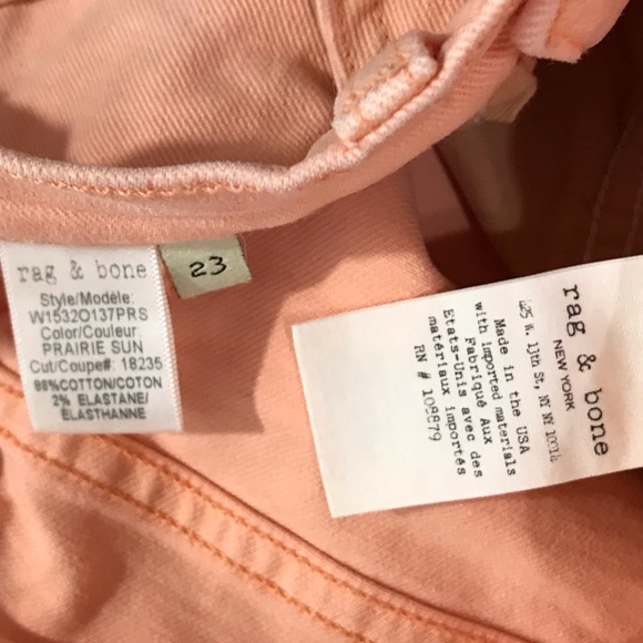 rag & bone | Jeans | Rag Bone Size 23 Inseam 26 | Poshmark